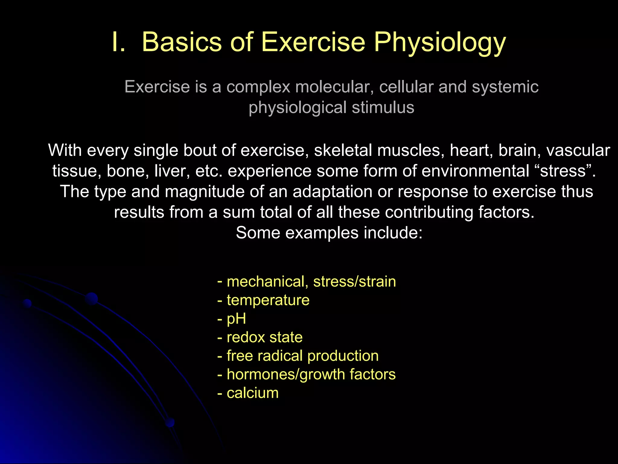 The Importance of Exercise ppt | PPT
