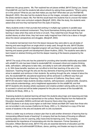 Why to have art in the classroom? | PDF