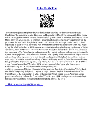 The Importance Of Flag Burning In The United States | PDF