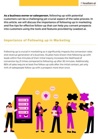 The Importance of Follow-up How to Turn Leads into Customers.pdf