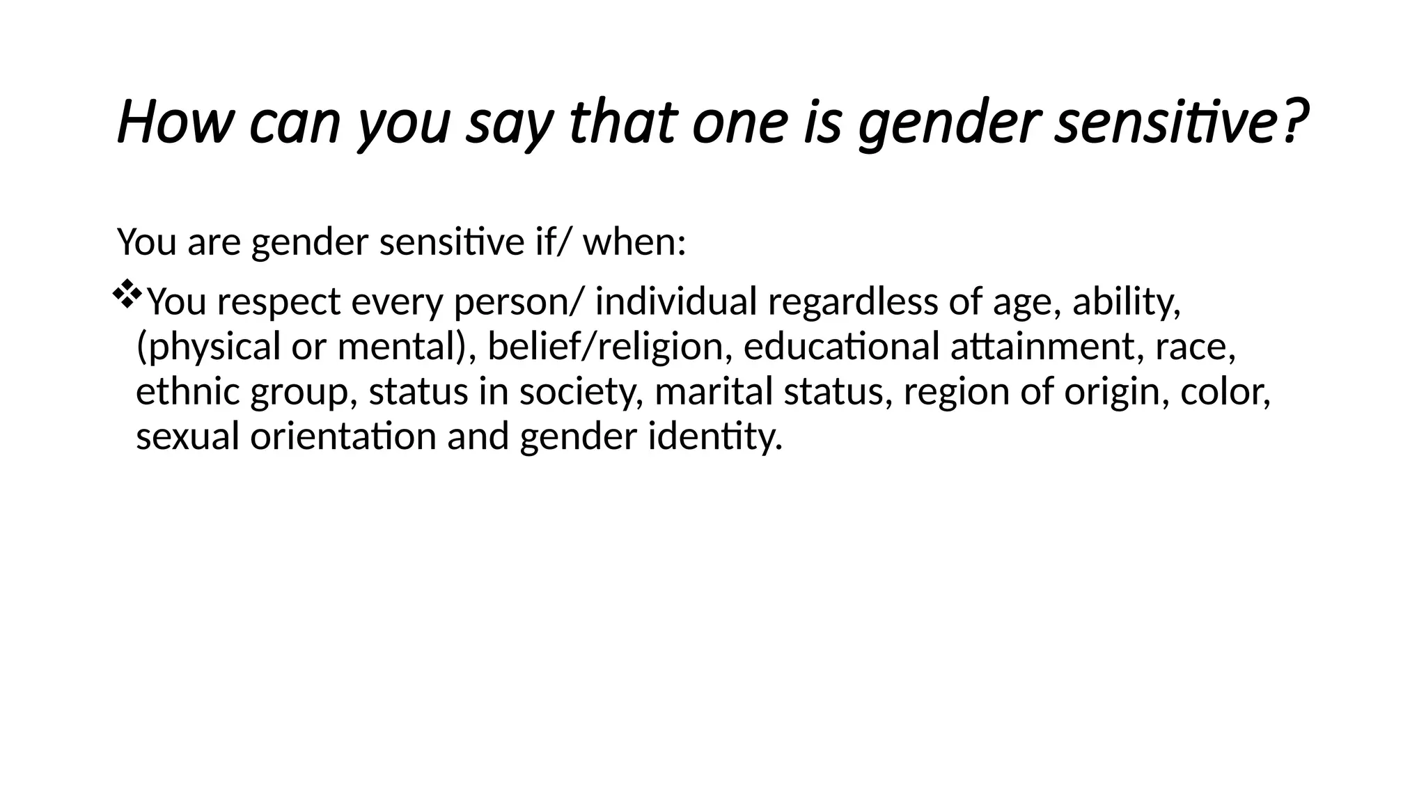 THE IMPORTANCE OF GENDER SENSITIVITY.pptx