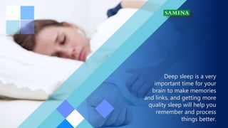 The Importance of Good Sleep for your Body | PPTX