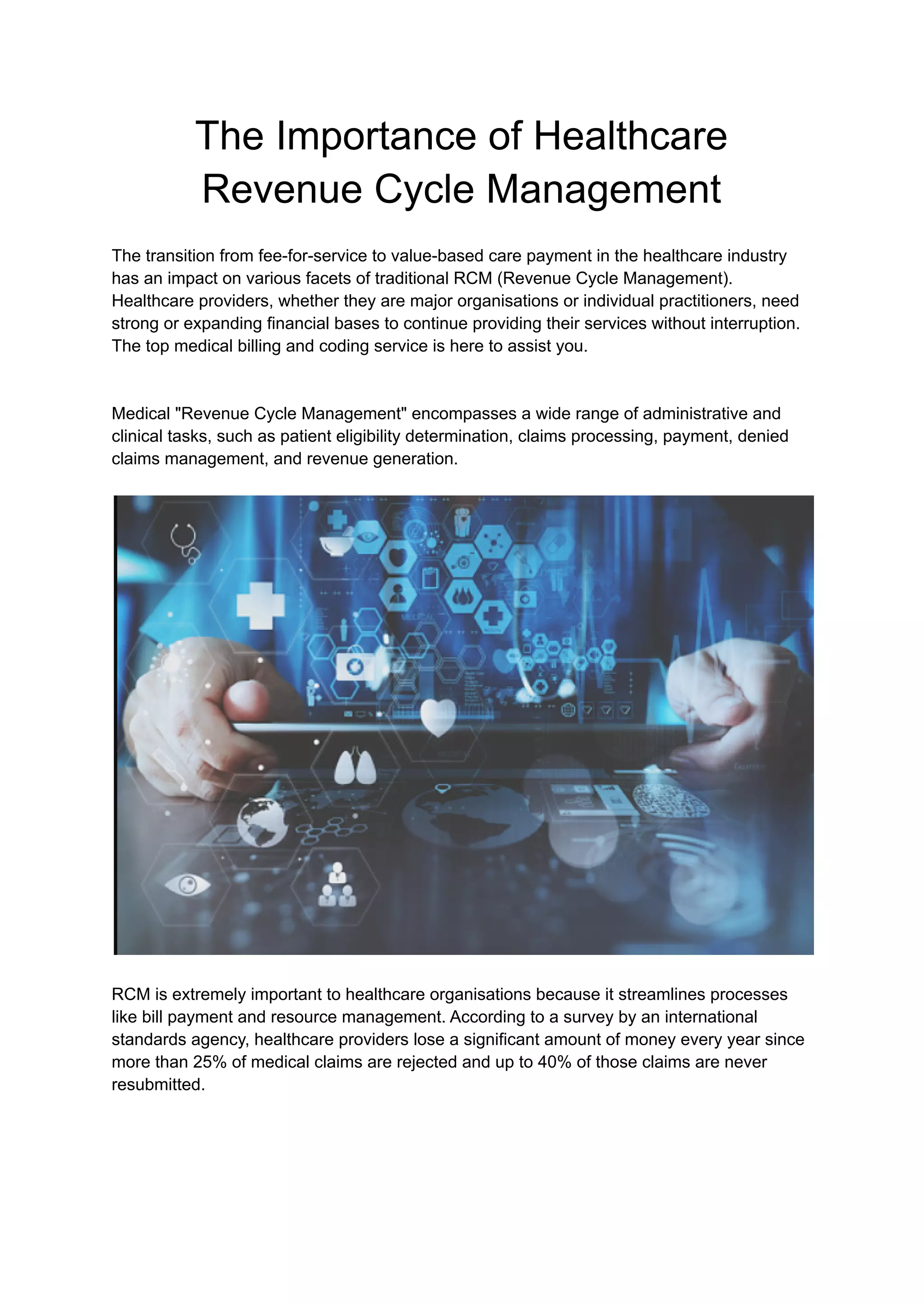 The Importance of Healthcare Revenue Cycle Management.pdf