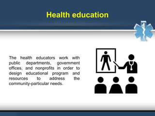 Steven Cavellier | The Importance of Health Education | PPT