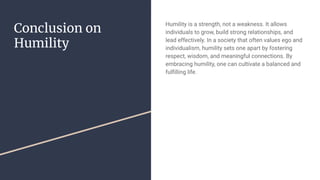 The Importance of Humility and Patience in Life | PDF