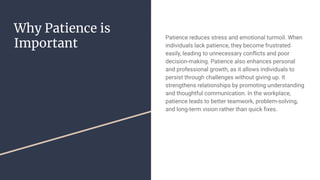 The Importance of Humility and Patience in Life | PDF