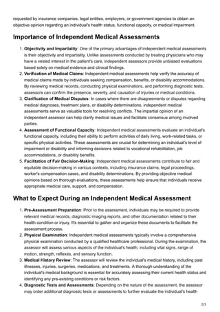 The Importance of Independent Medical Assessments What to Expect.pdf