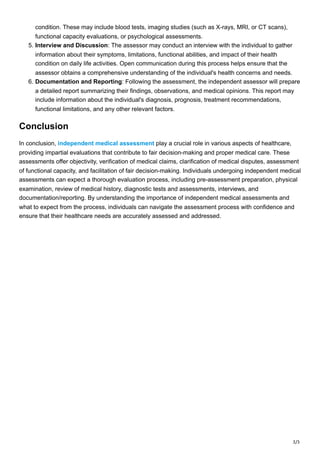 The Importance of Independent Medical Assessments What to Expect.pdf
