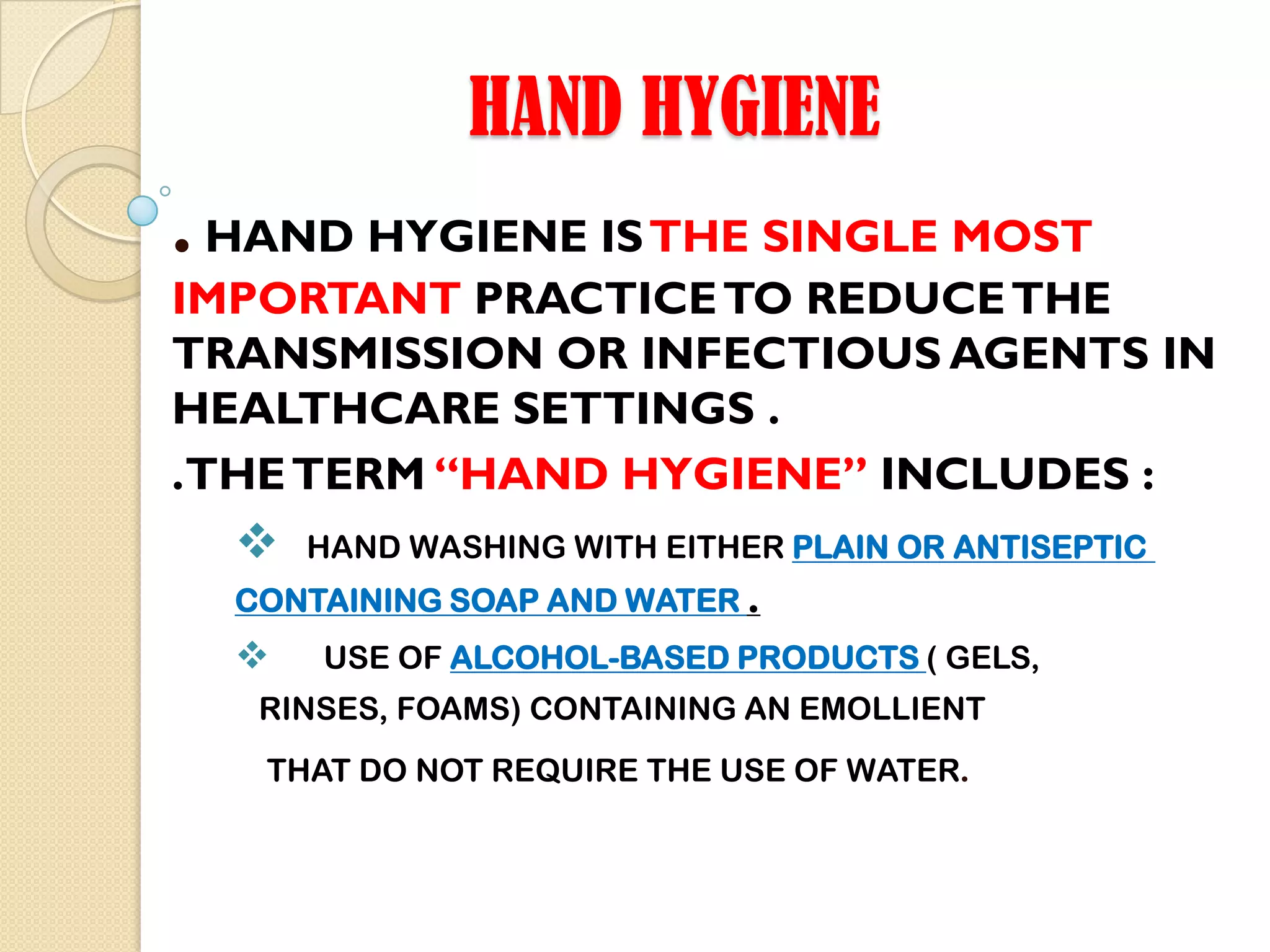 The importance of infection control in patient care | PPTX