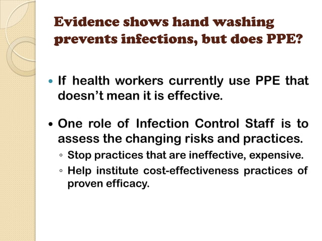The importance of infection control in patient care | PPTX | Infectious ...
