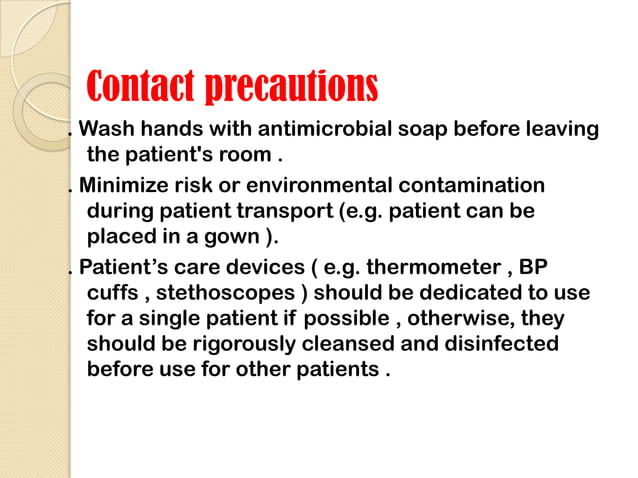 The importance of infection control in patient care | PPT
