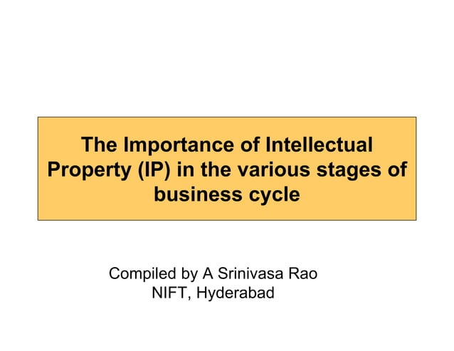 The importance of intellectual property (ip) [compatibility | PPT The importance of intellectual property (ip) [compatibility | PPT