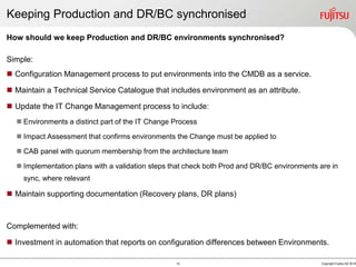 The importance of IT Change Management to the DR and BCP process | PPT