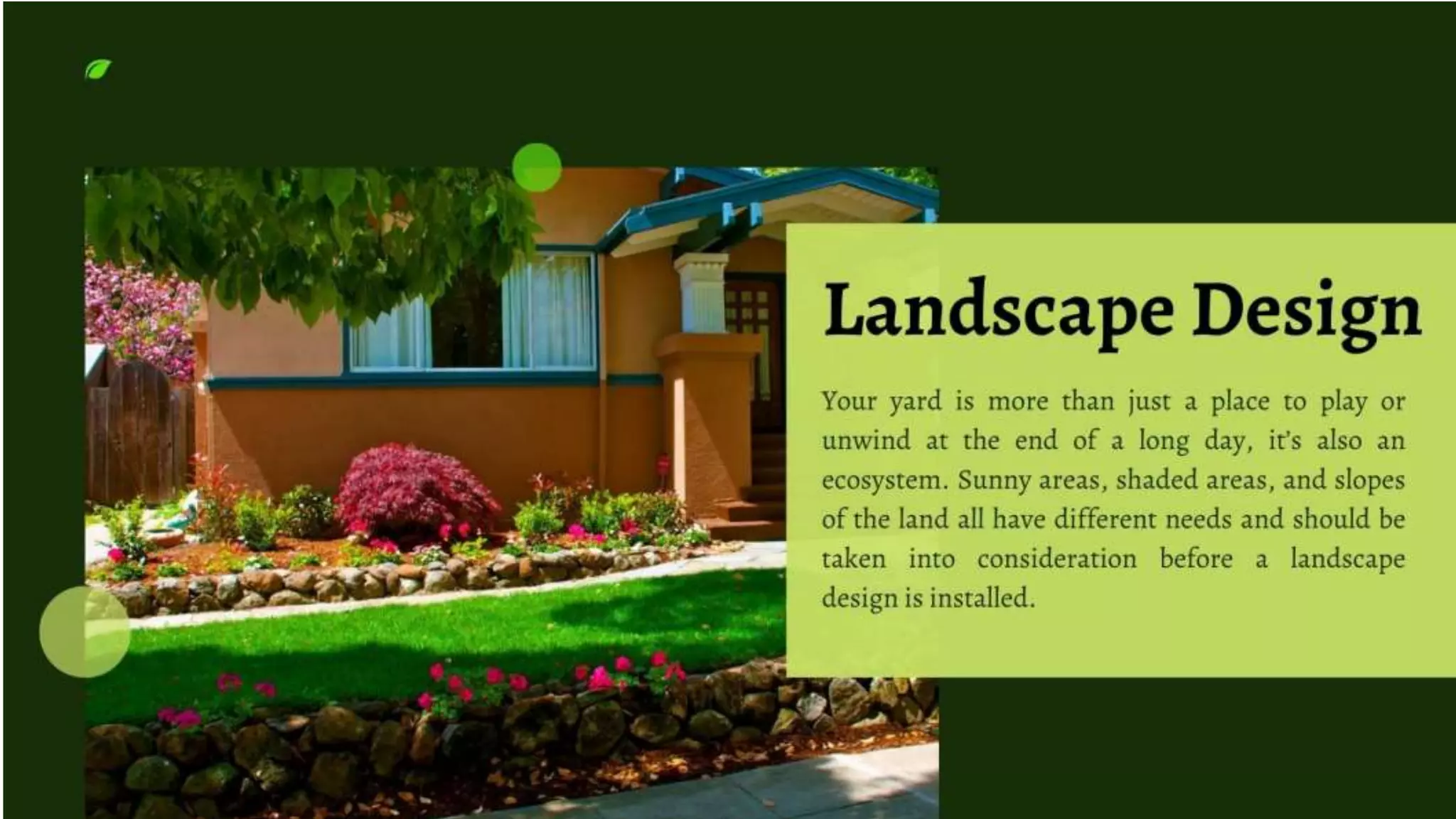 The Importance of Landscape Design.ppt
