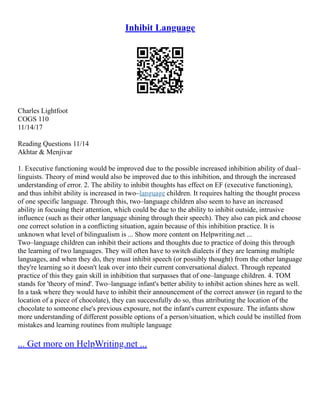 The Importance Of Language In English Language | PDF