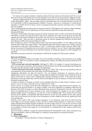 The importance of language, memory and bilingualism in language ...