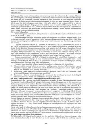 The importance of language, memory and bilingualism in language acquisition | PDF | Education