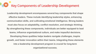The Importance of Leadership Development | PPTX