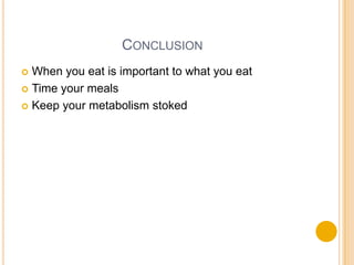 The importance of living a healthy lifestyle | PPTX