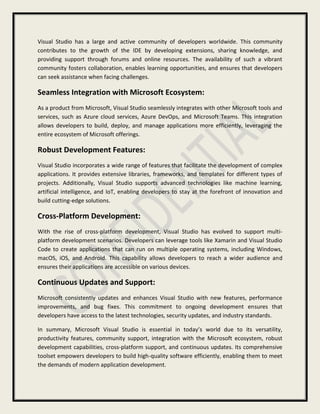 The Importance Of Microsoft Visual Studio In Today’s World.pdf