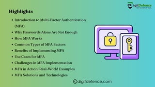 The Importance of Multi-Factor Authentication (MFA) | PDF