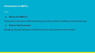 The Importance of NBFCs in Today’s Economy | PPT