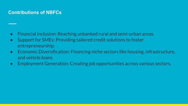 The Importance of NBFCs in Today’s Economy | PPT