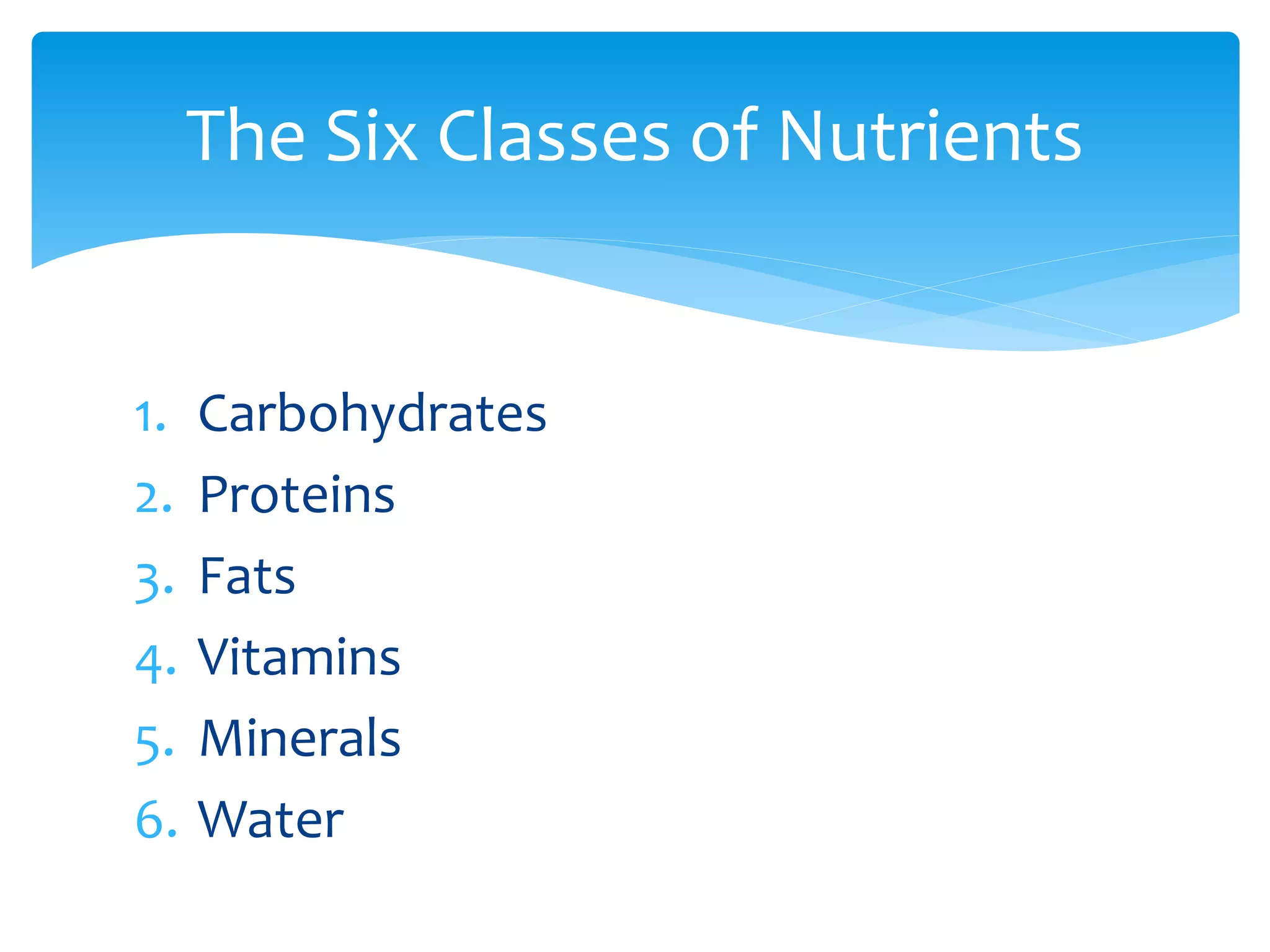 The importance of nutrition | PPTX