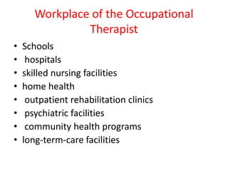 The importance of occupational therapy for autism | PPTX