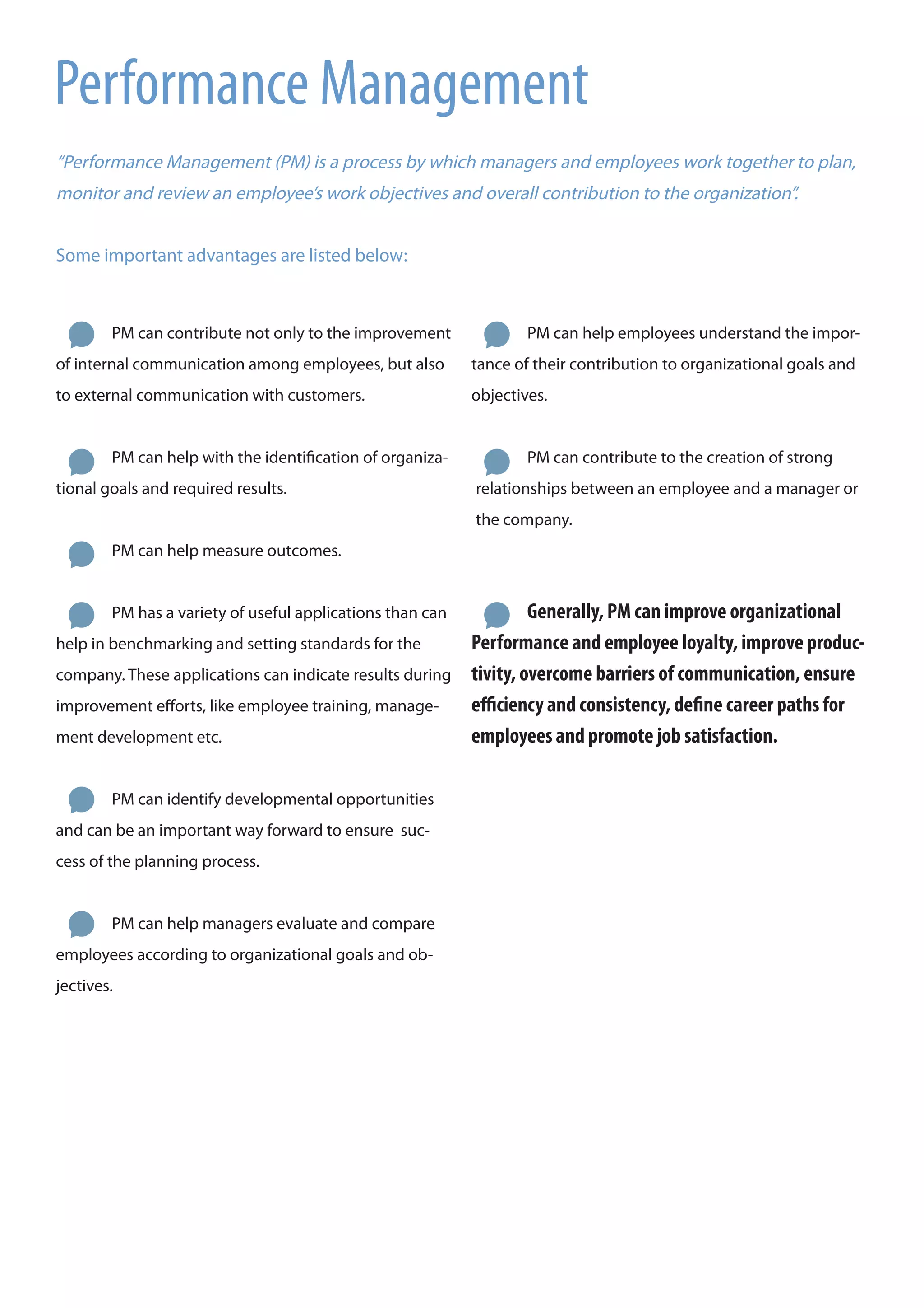 The importance of performance management | PDF