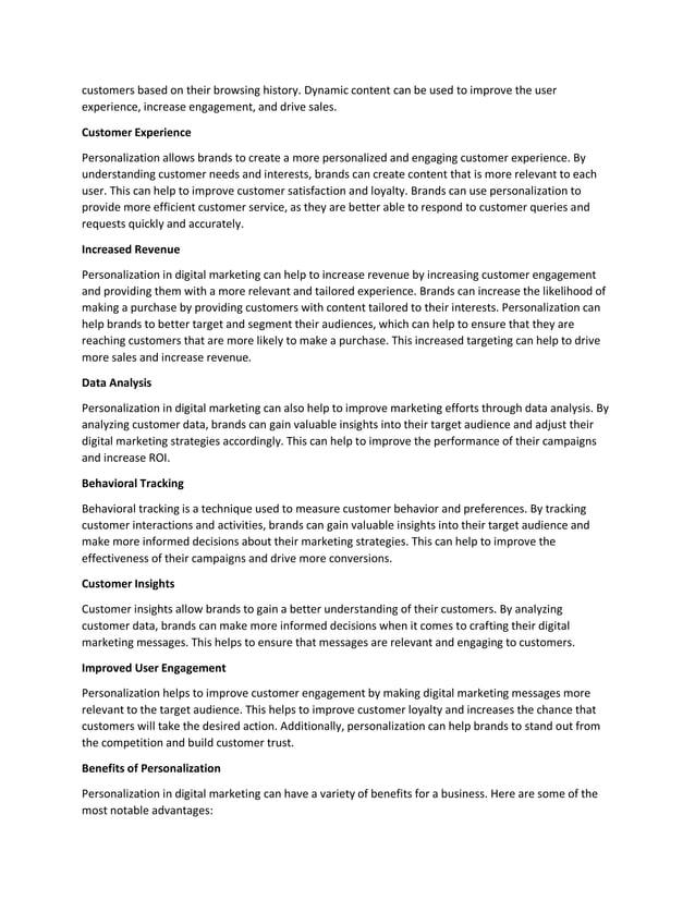 The Importance Of Personalization In Digital Marketing.pdf