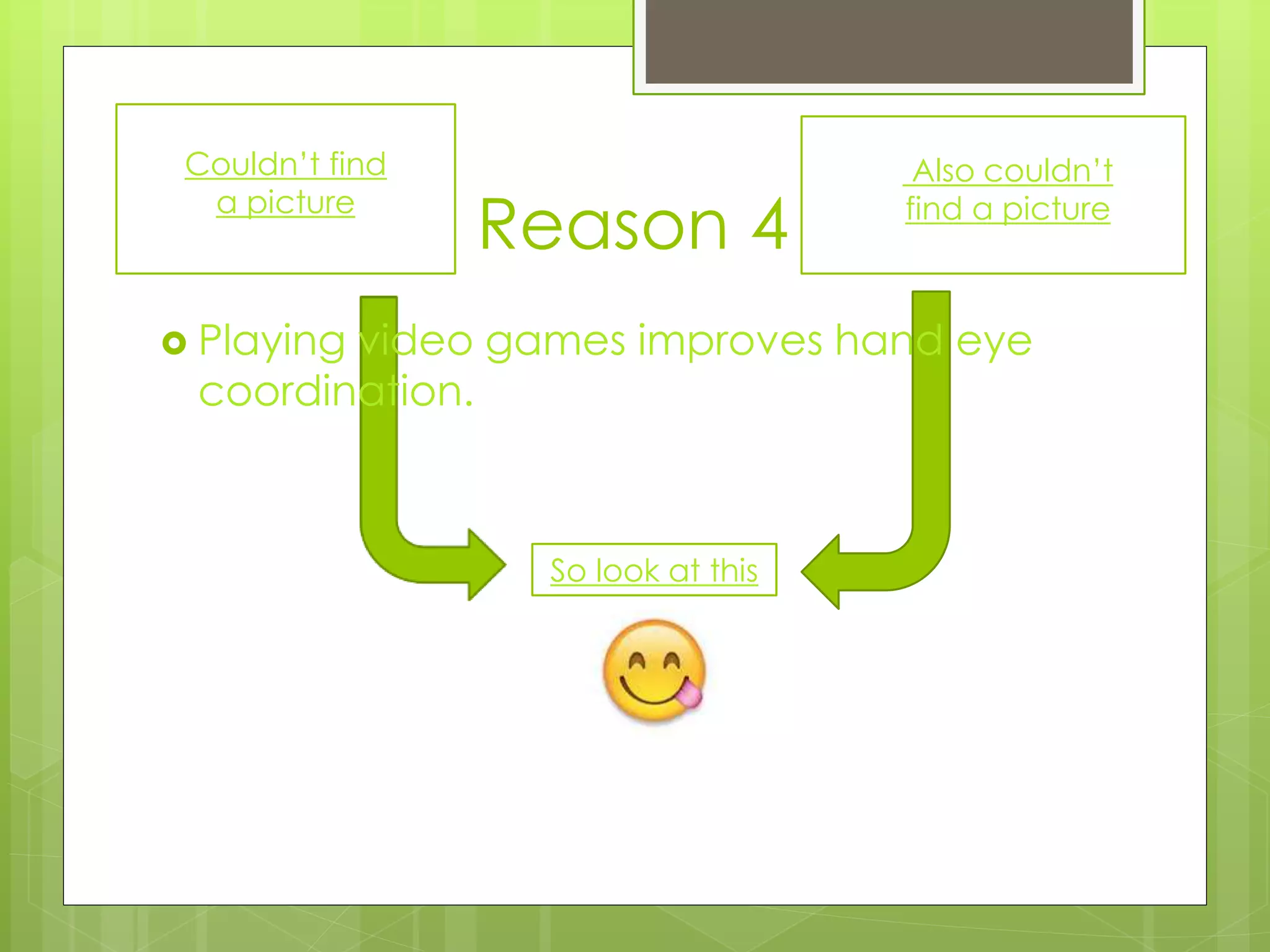 The importance of playing video games! | PPTX