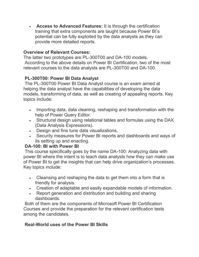 The Importance of Power BI Certification Training for Data Analysts.pdf