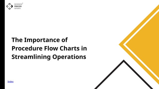 The Importance of Procedure Flow Charts in Streamlining Operations ...