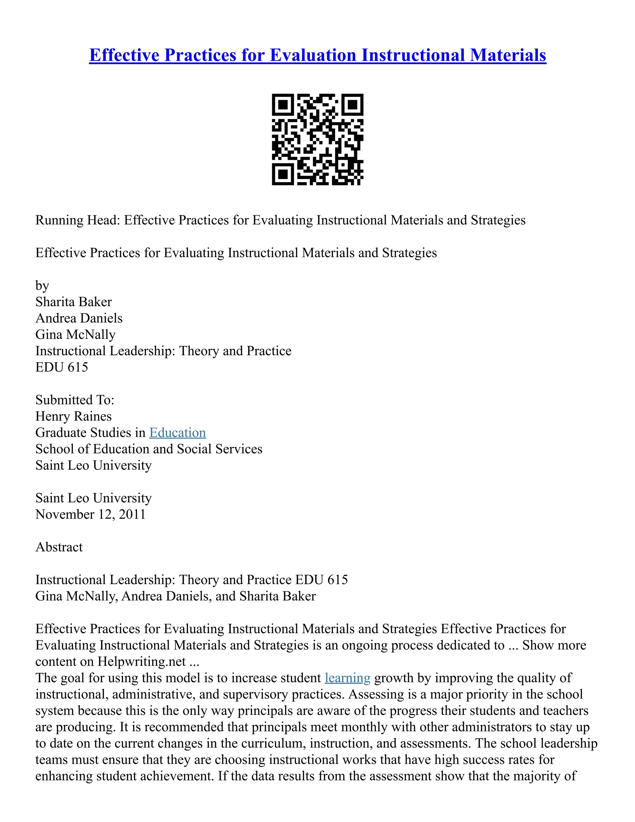 The Importance Of Professional Teaching Competencies And... | PDF