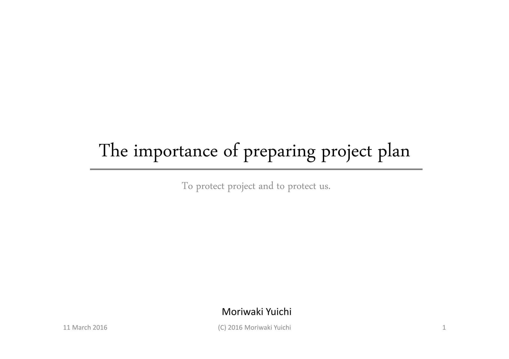 The importance of project planning | PDF