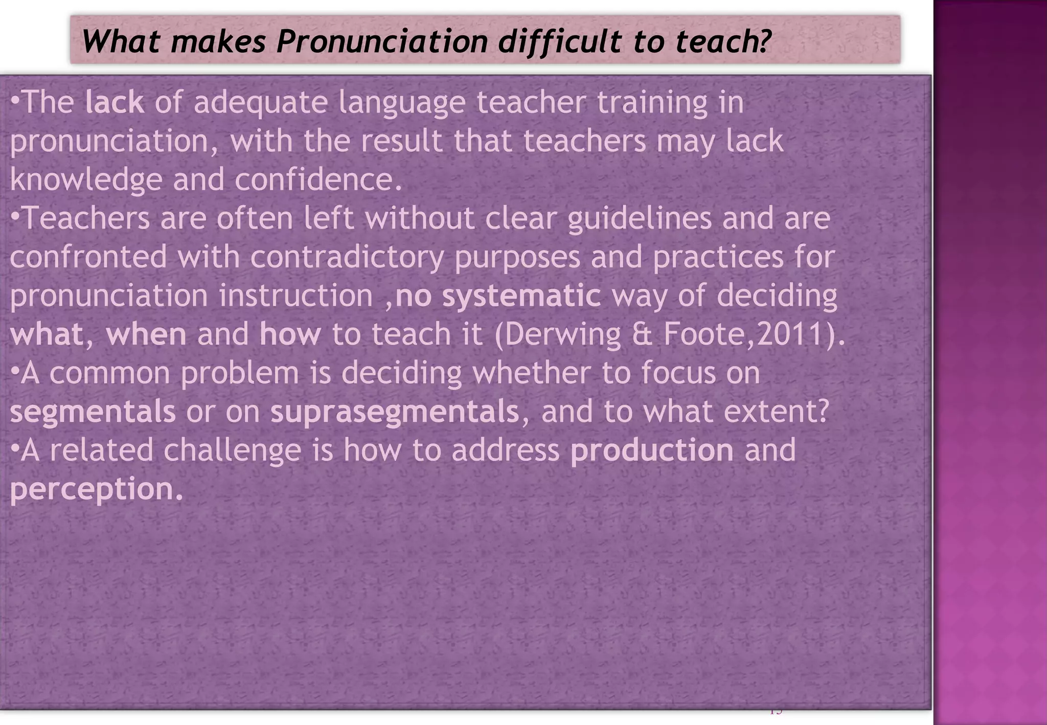 The importance of pronunciation | PPT