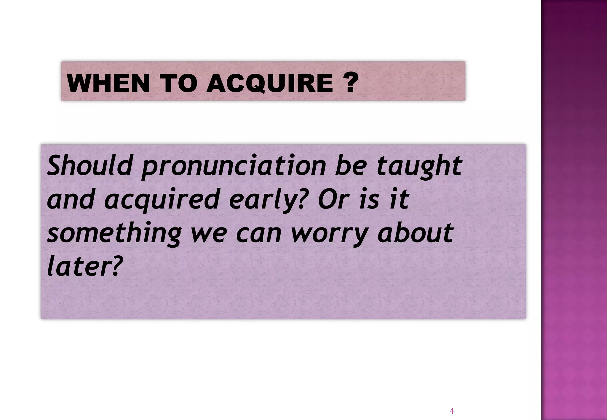 The importance of pronunciation | PPT