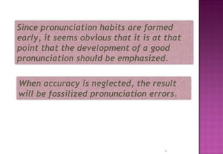 The importance of pronunciation | PPT