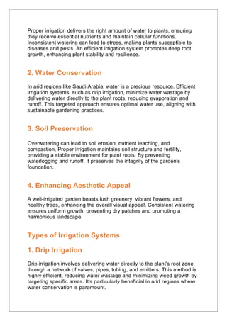 The Importance of Proper Irrigation in Maintaining a Healthy Landscape Garden.docx