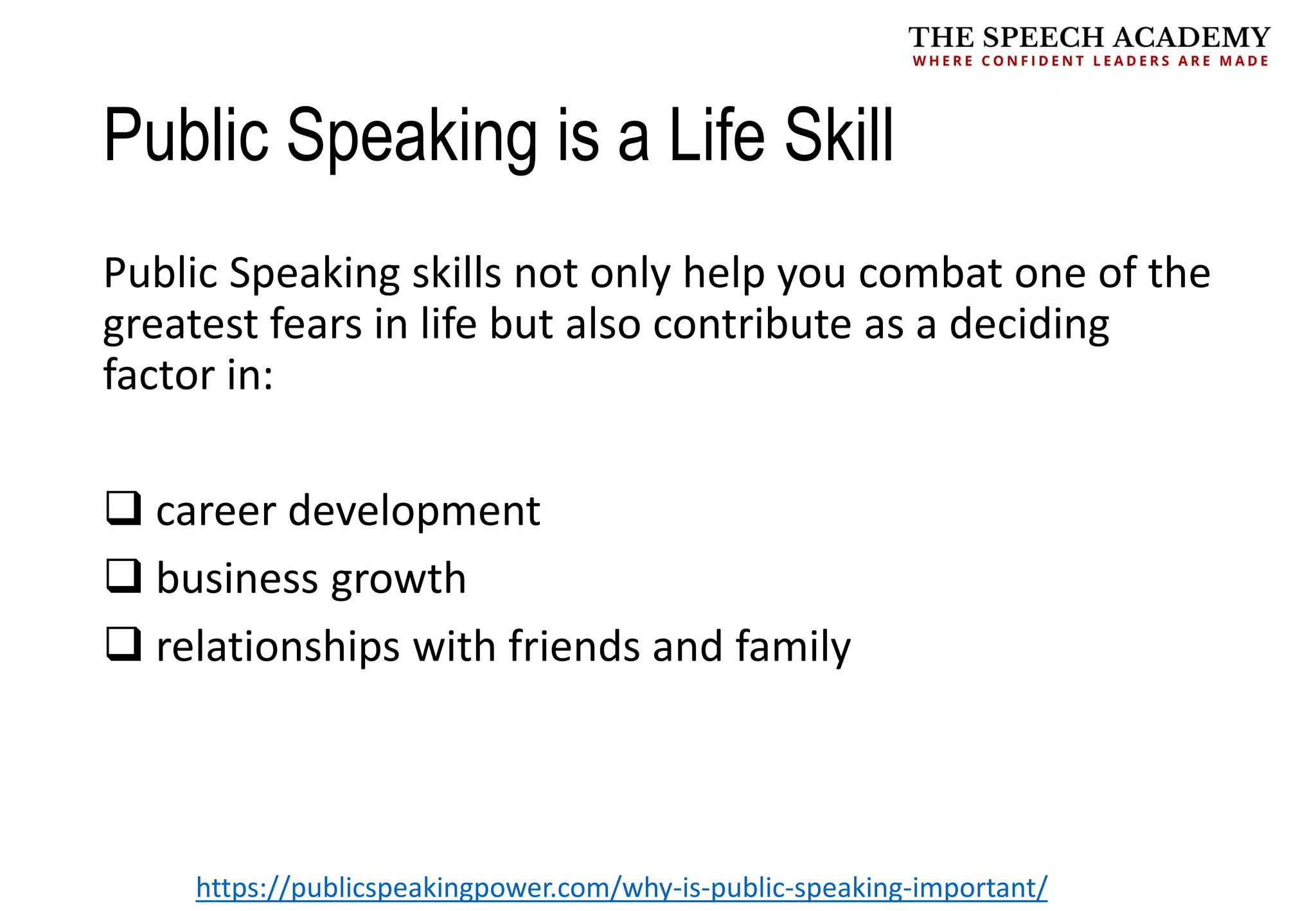 The Importance of Public Speaking | PPTX