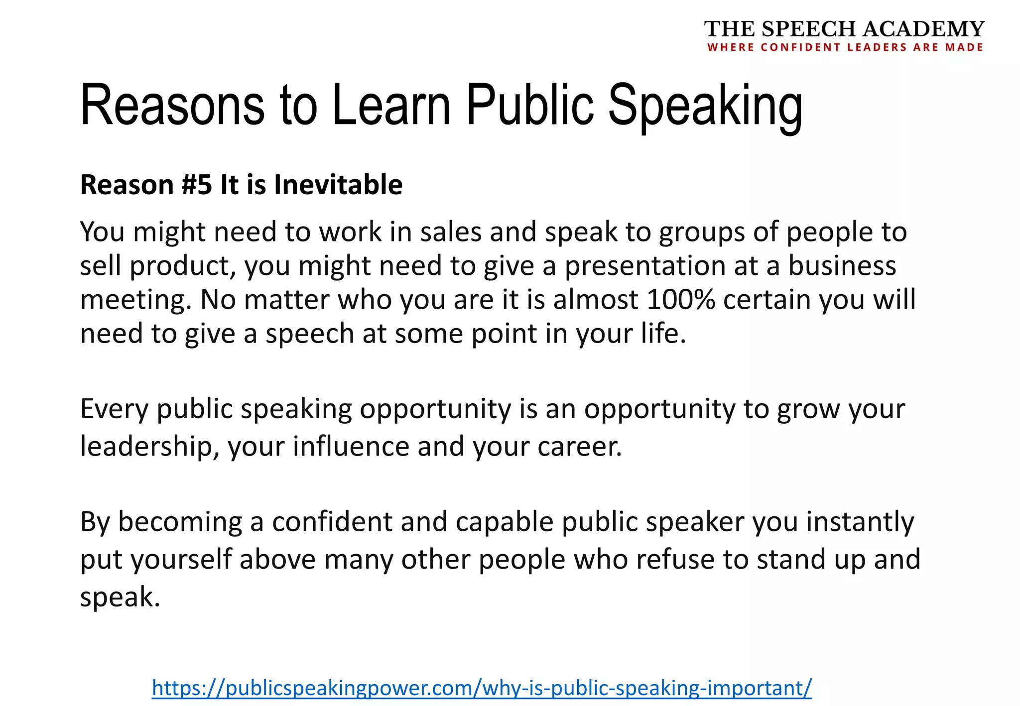 The Importance of Public Speaking | PPTX