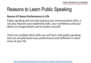 The Importance of Public Speaking | PPTX