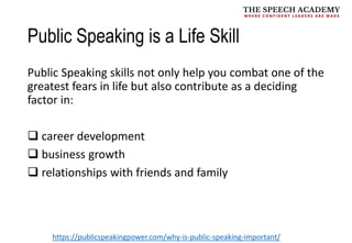 The Importance of Public Speaking | PPTX