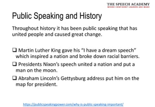 The Importance of Public Speaking | PPTX