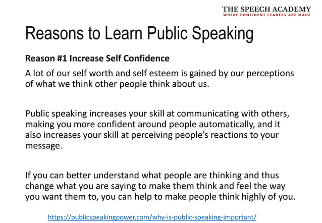 The Importance of Public Speaking | PPTX | Education
