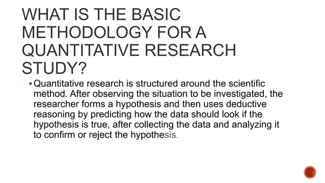 The importance of quantitative research across fields.pptx | Education