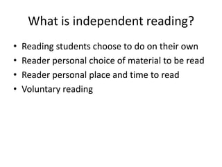 The importance of reading | PPTX
