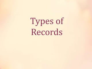 The Importance of Records Management | PPTX