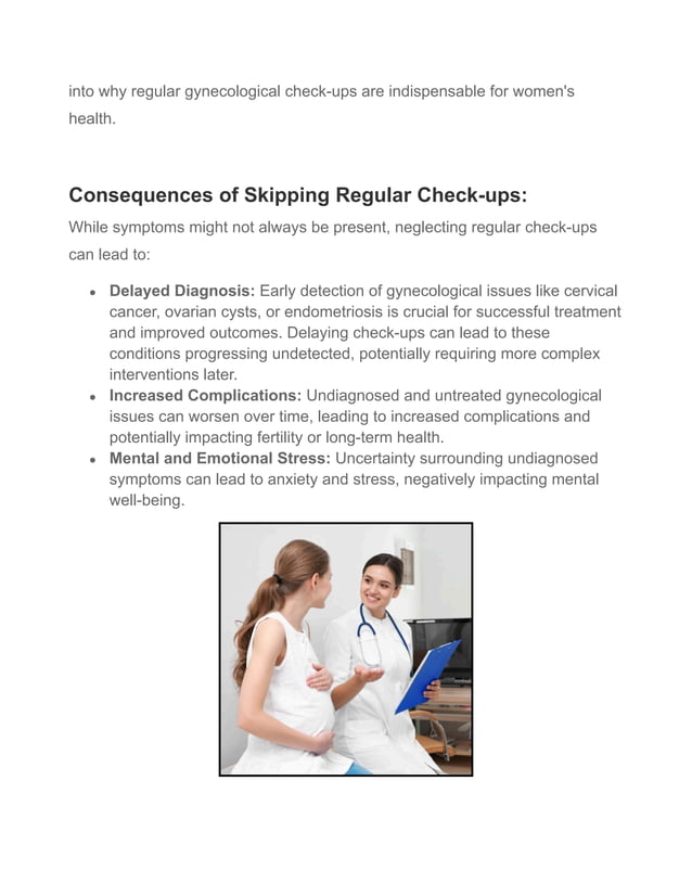 The Importance of Regular Gynecological Check ups.pdf